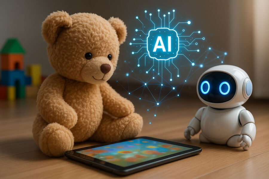 Analoge Spielzeuge und digitale Inhalte mit künstlicher Intelligenz